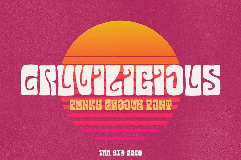 35+ Psychedelic Fonts For Mind-Expanding Designs【Free & Paid】