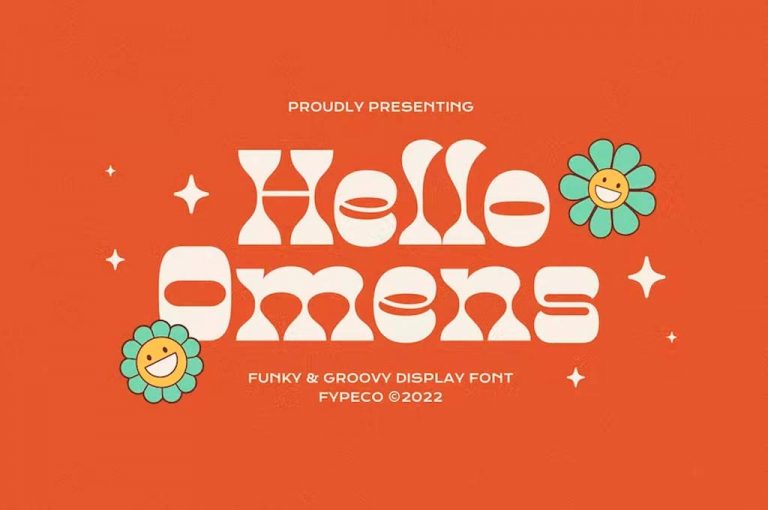 35+ Psychedelic Fonts For Mind-Expanding Designs【Free & Paid】