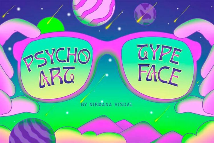 35+ Psychedelic Fonts For Mind-Expanding Designs【Free & Paid】