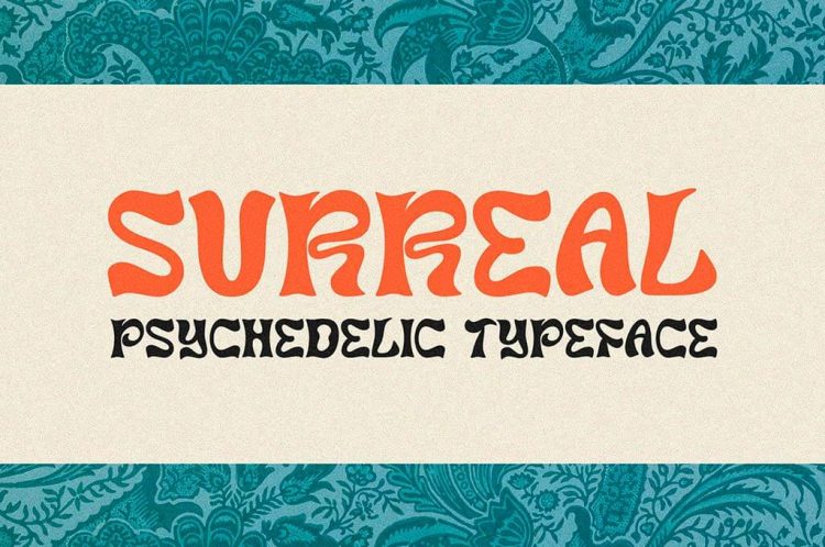 35+ Psychedelic Fonts For Mind-Expanding Designs【Free & Paid】
