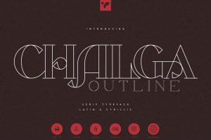 35+ Best Free Outline Fonts: Creative Typeface Collection (Premium incl.)