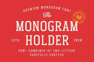 35+ Best Free Monogram Fonts: Design Like a Pro (Paid incl.)