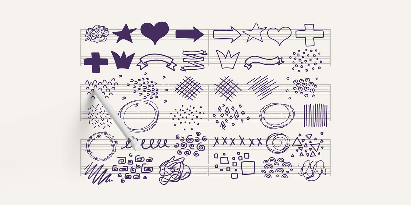 40+ Best Free Procreate Stamp Brushes (incl. Paid Versions)