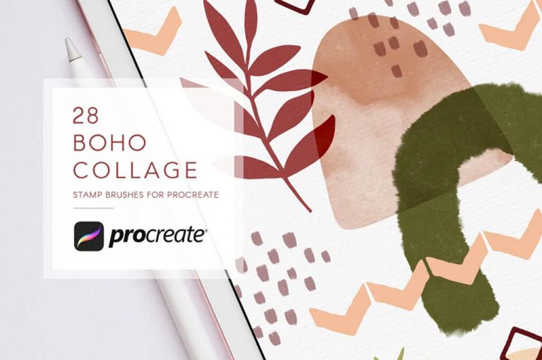 40+ Best Free Procreate Stamp Brushes (incl. Paid Versions)