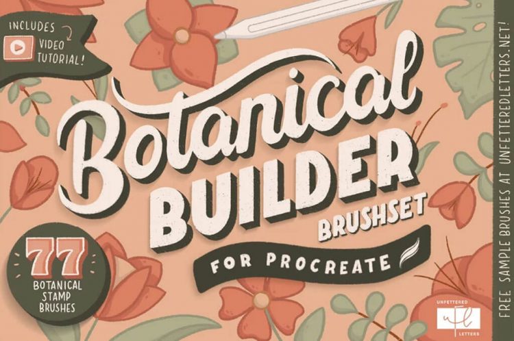 40+ Best Free Procreate Stamp Brushes (incl. Paid Versions)