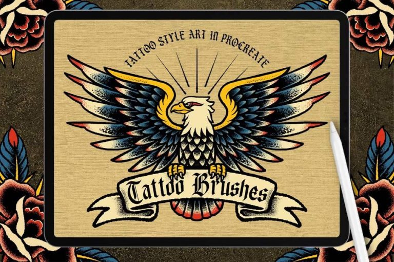 20+ Best Free Procreate Tattoo Brushes (incl. Paid Versions)