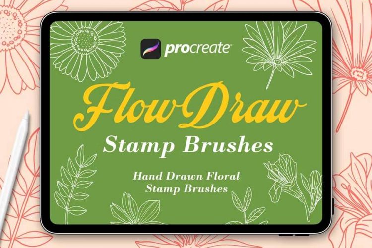 40+ Best Free Procreate Stamp Brushes (incl. Paid Versions)