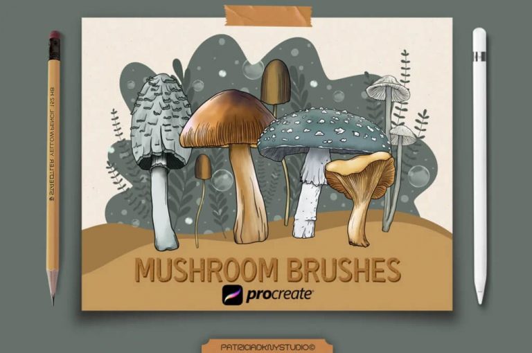 40+ Best Free Procreate Stamp Brushes (incl. Paid Versions)