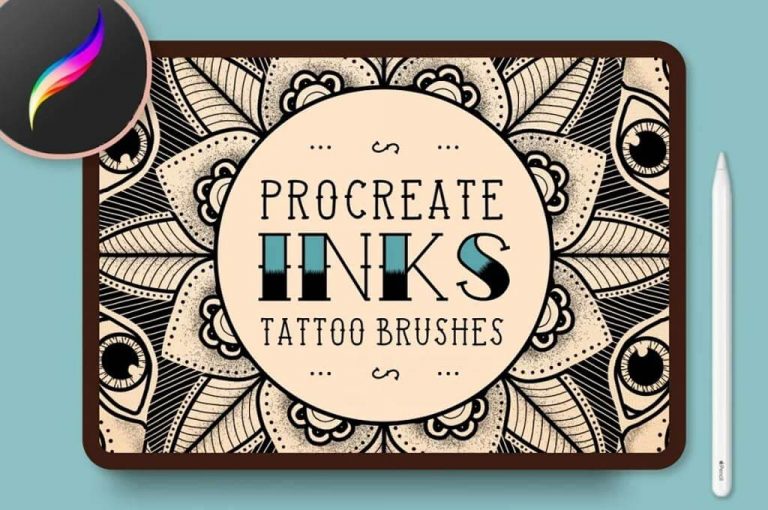 20+ Best Free Procreate Tattoo Brushes (incl. Paid Versions)