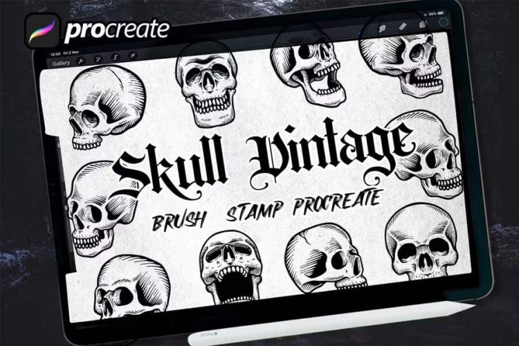 40+ Best Free Procreate Stamp Brushes (incl. Paid Versions)