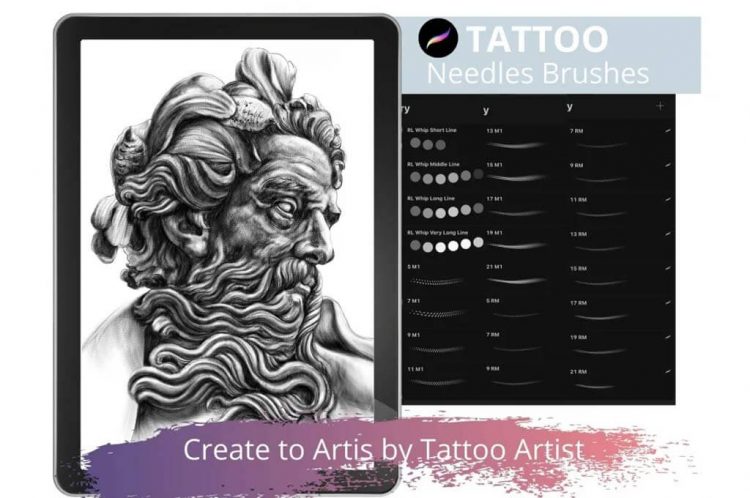 20+ Best Free Procreate Tattoo Brushes (incl. Paid Versions)