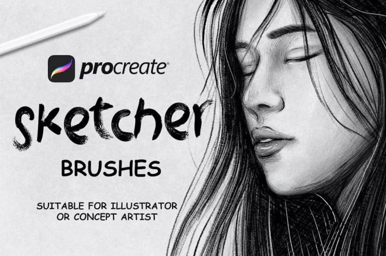30+ Best Free Procreate Pencil Brushes (incl. Paid Versions)
