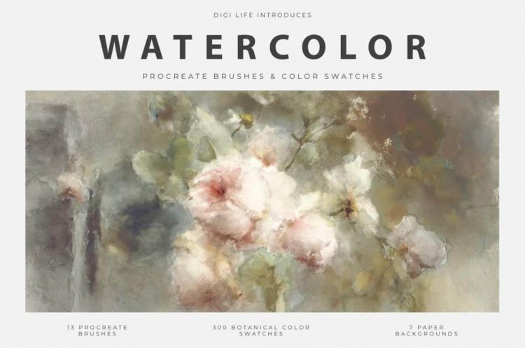 30+ Best Free Procreate Watercolor Brushes (incl. Paid Versions)