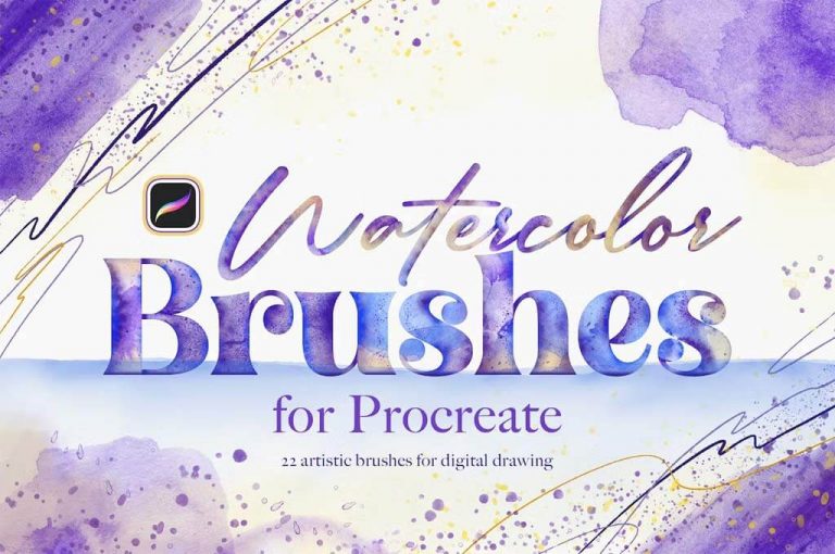 30+ Best Free Procreate Watercolor Brushes (incl. Paid Versions)