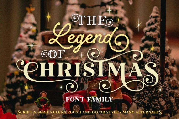 50+ Best Christmas Fonts ?With Holiday Magic